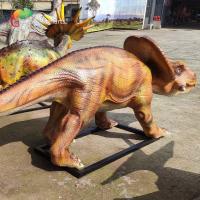 China Resin Protoceratops Large Fiberglass Animal Statues Dinosaur Smooth Surface for sale