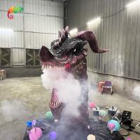 China Western Fiery Animatronic Dragons sun proof for sale