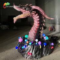 China Western Fiery Animatronic Dragons sun proof for sale