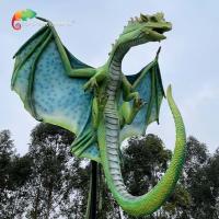 China Customizable Animatronic Dragons Theme Park Animatronics Anting Aging for sale