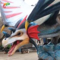 China Simulation Color Animatronic Dragons Animatronic Model 5 Meters for sale