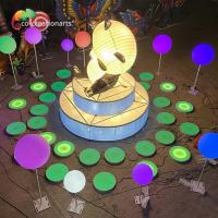 China Interactive Music Note Play Panda Lantern for sale