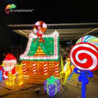 China CE Water Resistant Giant Christmas Lantern Christmas House Lantern For Show for sale