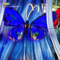 China Customized Outdoor Decoration Christmas Lantern Tree Chinese Lantern Butterfly for sale