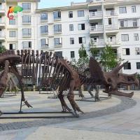 China Road Decoration Dinosaur Triceratops Skeleton for sale