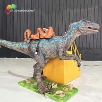 China 6M  Animatronic Dinosaur Ride Velociraptor for sale