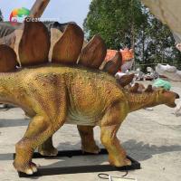 China Life Size Stegosaurus Animatronic Realistic Looking Dinosaurs For Theme Park Decoration for sale