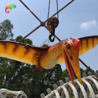 China Water Resistant Pterosaur Life Size Animatronic Dinosaurs 1.8m Width for sale