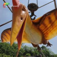 China Water Resistant Pterosaur Life Size Animatronic Dinosaurs 1.8m Width for sale