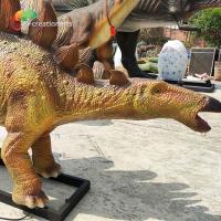 China Life Size Stegosaurus Animatronic Realistic Looking Dinosaurs For Theme Park Decoration for sale