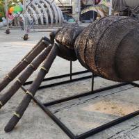 China Botanical Park Realistic Animatronic Animals Spider Animatronic 2.5 meters for sale
