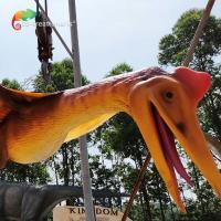 China Water Resistant Pterosaur Life Size Animatronic Dinosaurs 1.8m Width for sale