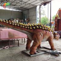 China 6m Life Size Animatronic Sunproof Lighting Ankylosaurus Dinosaur Model For Outdoor Exhibition for sale
