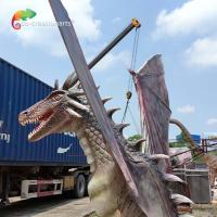 China Waterproofing Giant Animatronic Dragons Life Like Dragon 110/220V for sale
