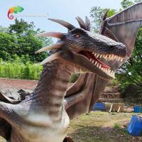 China Waterproofing Giant Animatronic Dragons Life Like Dragon 110/220V for sale