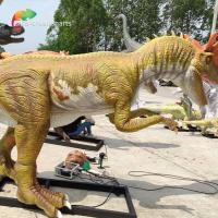 China Weatherproof Life Size Animatronic Dinosaurs Animatronic Dilophosaurus 5meters for sale