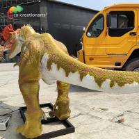 China Weatherproof Life Size Animatronic Dinosaurs Animatronic Dilophosaurus 5meters for sale
