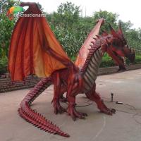 China CE  Outdoor Theme Exhibition Animatronic Dragons Life Size Dragon For Amusement Park for sale