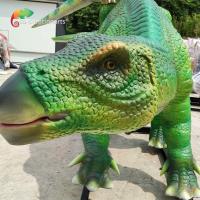 China Realistic Life Size Animatronic Dinosaurs  Iguanodon Model Weather Resistance for sale