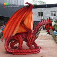 China CE  Outdoor Theme Exhibition Animatronic Dragons Life Size Dragon For Amusement Park for sale
