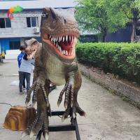 China 4Meters Life Size Animatronic Dinosaurs Sunproof Allosaurus Model For Exhibition for sale