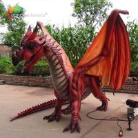 China CE  Outdoor Theme Exhibition Animatronic Dragons Life Size Dragon For Amusement Park for sale
