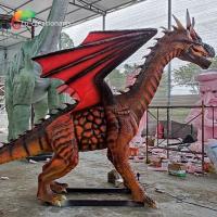 China Amusement Park Outdoor Decoration  Animatronic Dragons Sunproof for sale