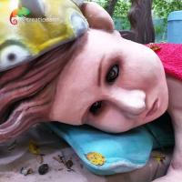 China Corresponding  Sound Custom Made Animatronics Life Size Character  Anti Water for sale