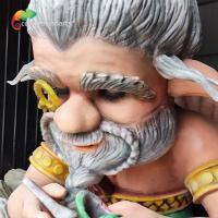 China Outdoor Decor Custom Made Animatronics Metal Frame Giant Character for sale