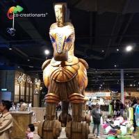 China Theme Park Custom Made Animatronics Trojans Model for sale