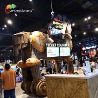 China Theme Park Custom Made Animatronics Trojans Model for sale