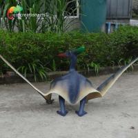 China Vibrant Fiberglass Pterosaur Statue: Lifelike Jurassic-Themed Decoration With Dynamic Soaring Wings for sale
