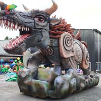 China Commercial Amusement Park Animal Parade Floats Vehicle Weather Resistance for sale