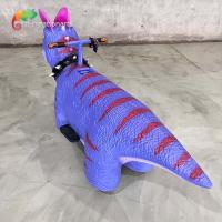 China Kids Electric Ride On Dinosaur Playground Equipment Remote Control Battery Operated for sale