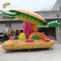 China Festival Celebrating Chelonia Funny Animal Parade Floats Wear Resistance for sale