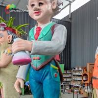 China Weather Proof Large Custom Made Animatronics With LED Light Personalized for sale