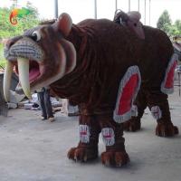 China ISO 7 Meters Animatronic Suit Wild Boar Costume For Sabre Wulf Costume for sale