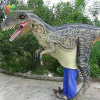 China LED Light  Animatronic Raptor Costume Real Dinosaur Suit 4.5m Length for sale