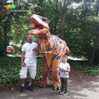 China Customization 4.5 Meters Animatronic T Rex Costume With LED Light for sale