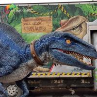 China ISO Adult Animatronic Dinosaur Costume Mouth moving Lifelike Dinosaur Suit for sale