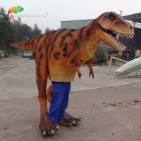 China 4.5m Animatronic Dinosaur Costume Animatronic Raptor Costume For Park Celebrating for sale