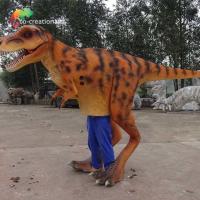 China 4.5m Animatronic Dinosaur Costume Animatronic Raptor Costume For Park Celebrating for sale