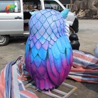 China Programmable Fiberglass Animatronic Owl For Amusement Park for sale