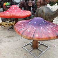 China Highly Durable Fiberglass Animatronic Mushrooms Illuminated Animals In Theme Park for sale