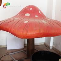 China Highly Durable Fiberglass Animatronic Mushrooms Illuminated Animals In Theme Park for sale