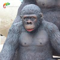 China 2 Meters Height Fiberglass Animatronic Orangutan Iso Ce Certificate for sale