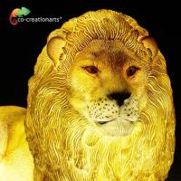 China Smooth Texture Fiberglass Lions Waterproof For Theme Park for sale