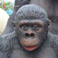 China 2 Meters Height Fiberglass Animatronic Orangutan Iso Ce Certificate for sale