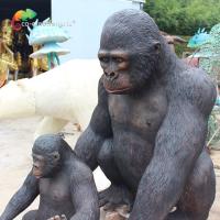 China 2 Meters Height Fiberglass Animatronic Orangutan Iso Ce Certificate for sale