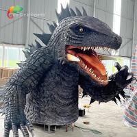 China Outdoor Custom Animatronics Godzilla Monster Volcano In Amusement Park for sale